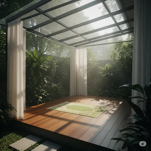 17 Desain Ruang Sholat dalam Rumah Sederhana yang Nyaman dan Fungsional ...