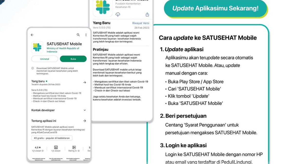 PeduliLindungi Berubah Jadi Satu Sehat Mobile, Kok Enggak Bisa Login?
