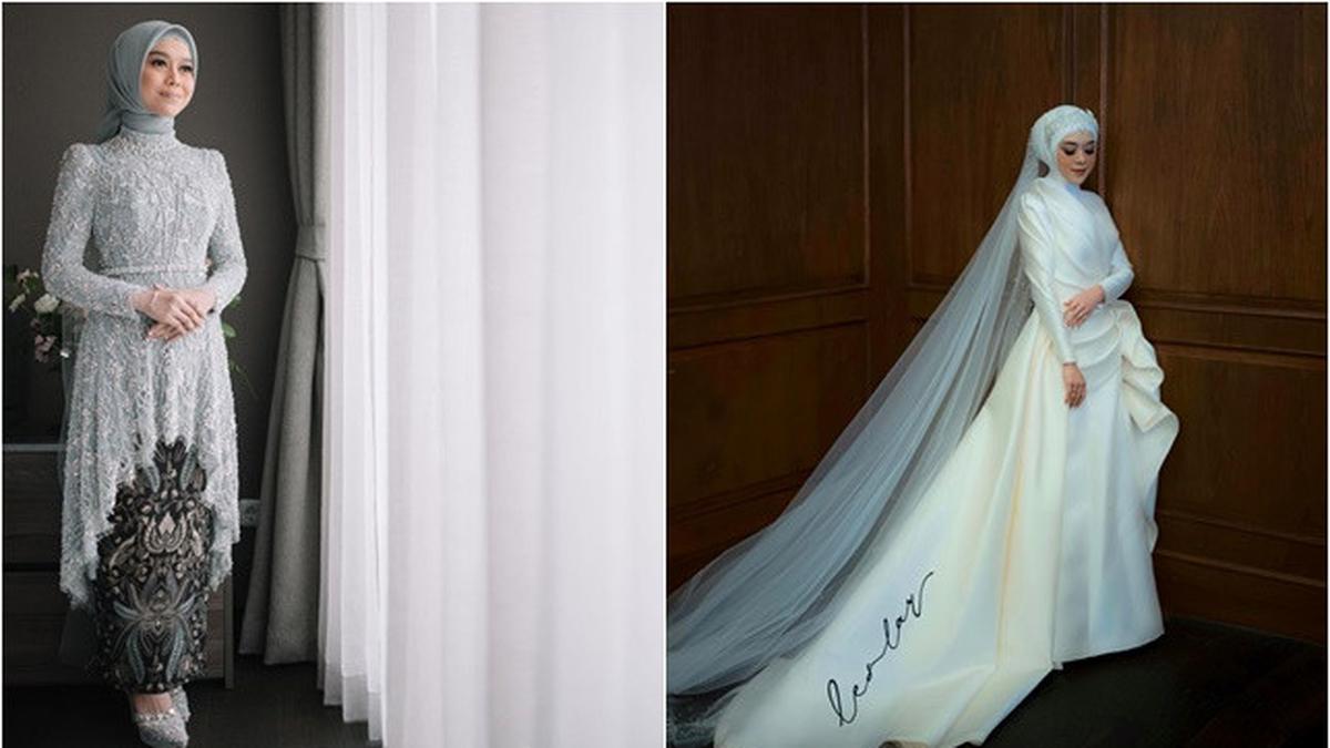 Potret 7 Busana Lesty Kejora dari Lamaran hingga Tasyakuran Pernikahan ...