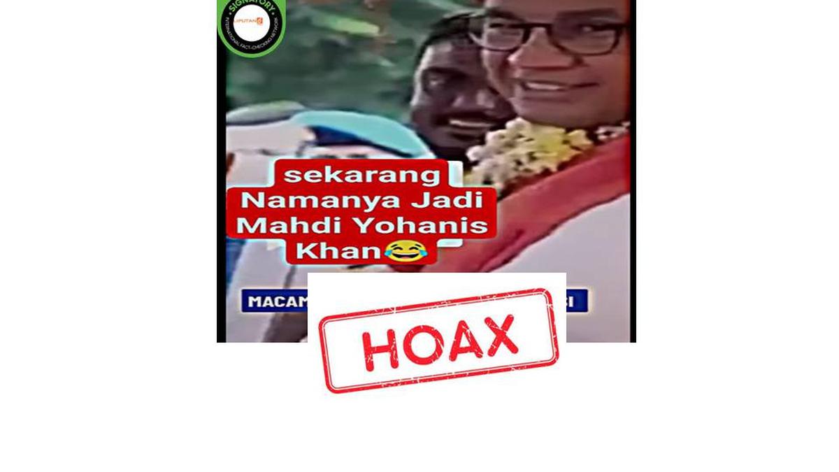Cek Fakta: Hoaks Anies Baswedan Mengubah Namanya Menjadi Mahdi Yohanis Khan