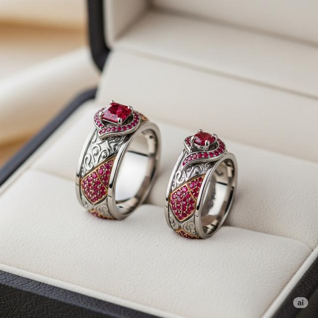 15 Model Cincin Nikah Mewah 2025, Simbol Cinta Abadi & Kemewahan Bermakna