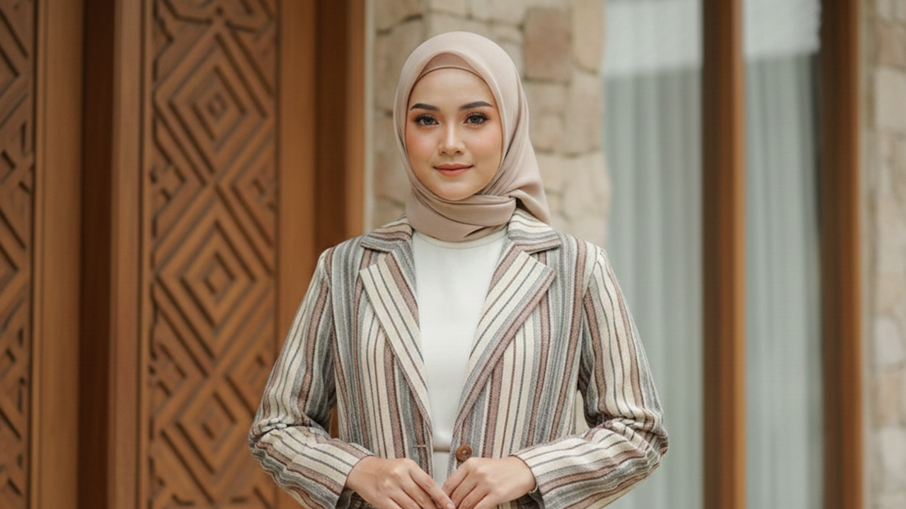 7 Model Baju Atasan Lurik Terbaru, Inspirasi Gaya Modern Bernuansa ...