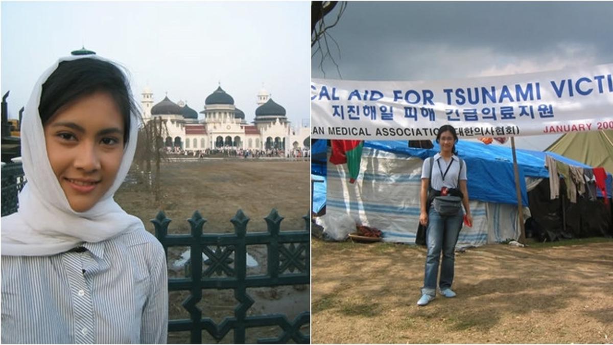 6 Potret Isyana Bagoes Oka Kenang Tsunami Aceh saat Jadi Wartawan 20 Tahun Lalu - Hot Liputan6.com