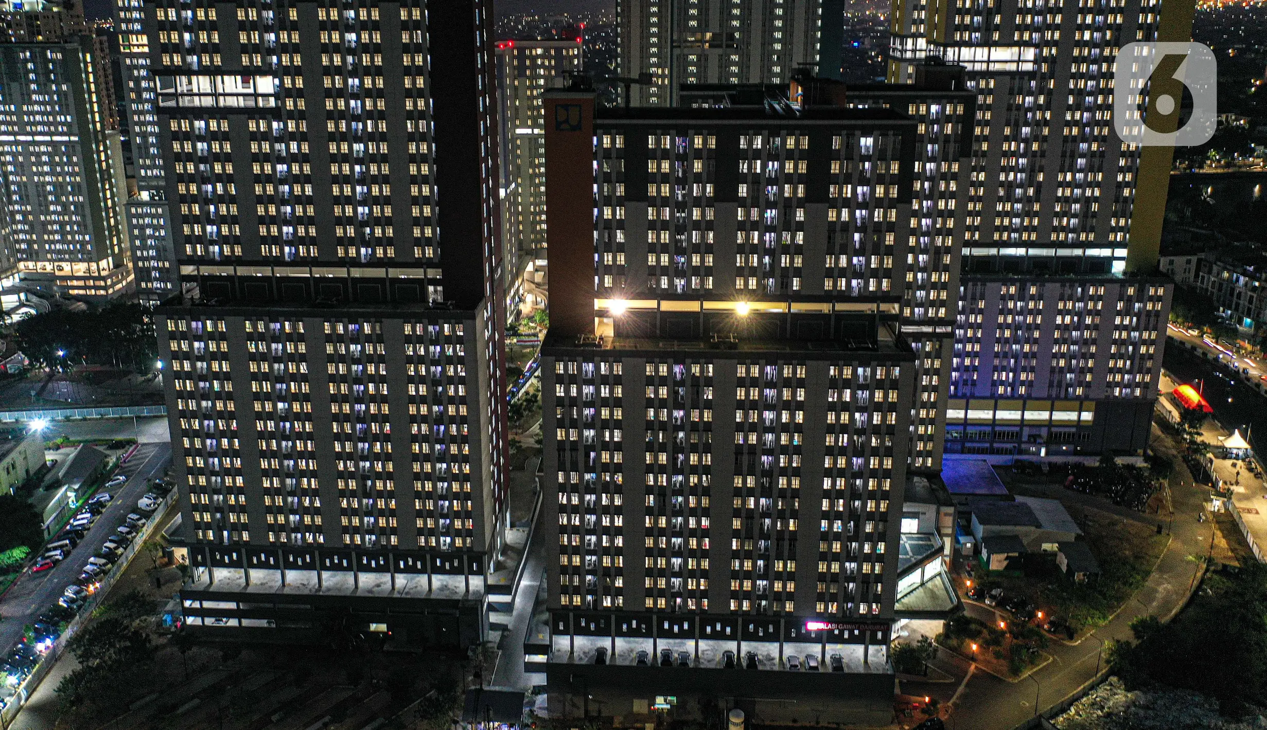 FOTO: Rumah Sakit Darurat Wisma Atlet Sudah Terisi 60 Persen - Foto ...