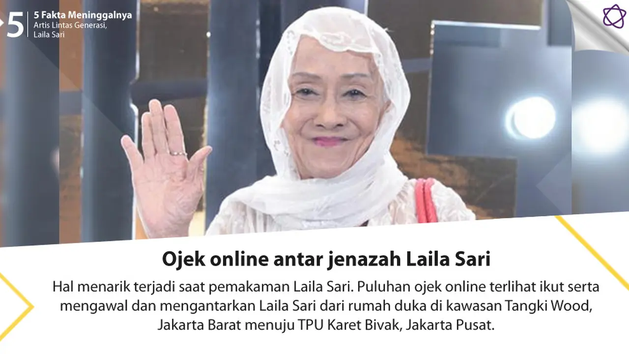 5 Fakta Meninggalnya Artis Lintas Generasi, Laila Sari