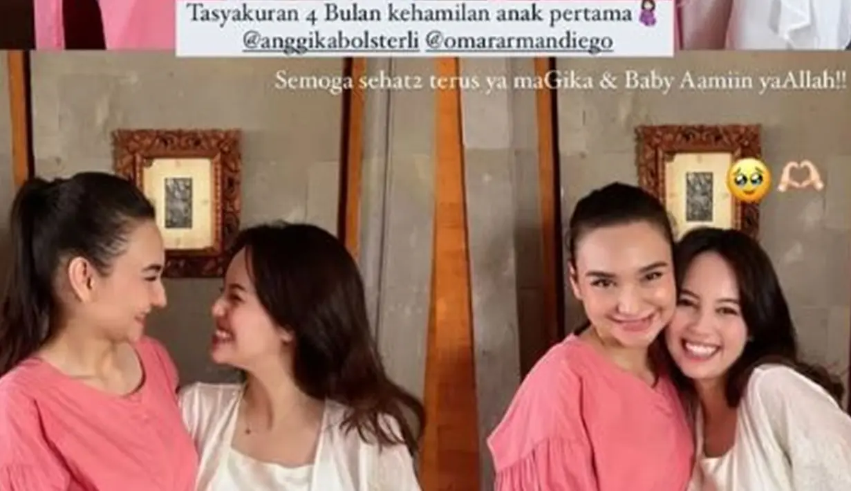 Potret Anggika Bolsterli Umumkan Kehamilan Pertama, Kandungan Sudah 4 ...