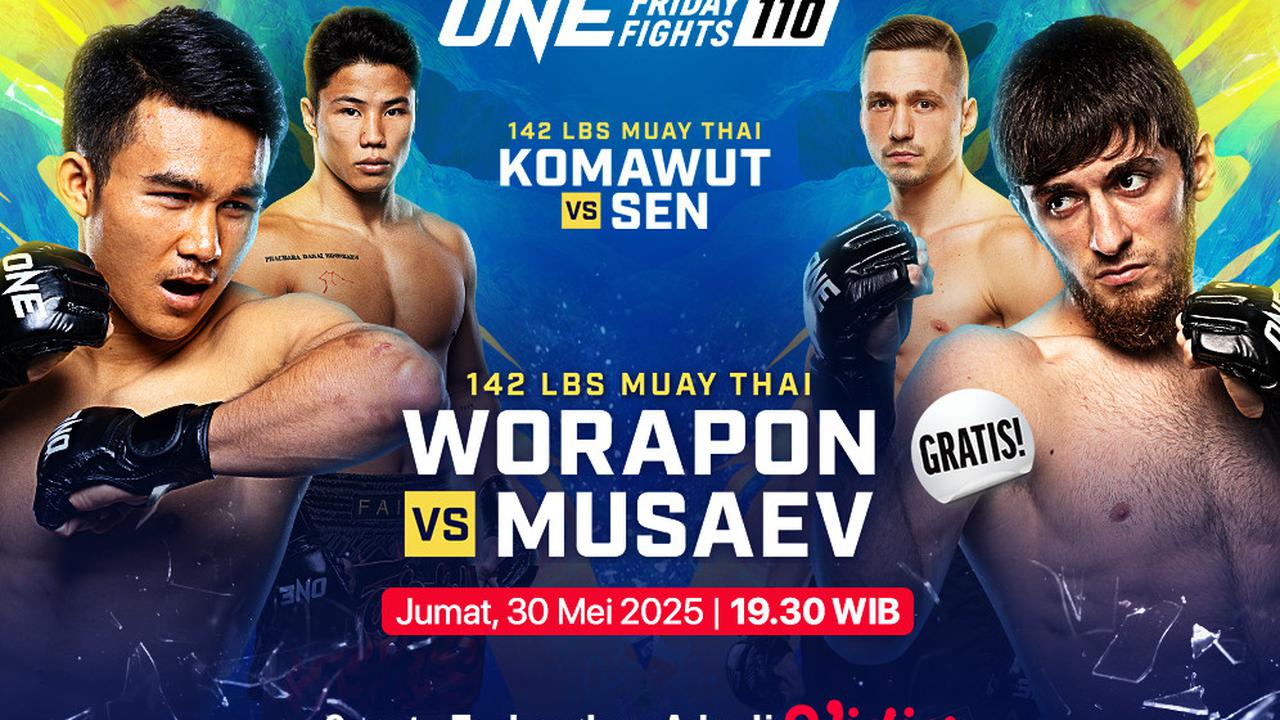 Link GRATIS Streaming One Friday Fights 110: Worapon vs Musaev 2025 di ...