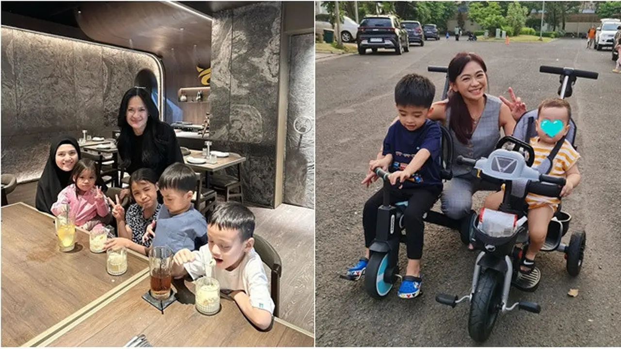 6 Potret Gaya Donna Harun Vs Puspa Dewi, Nenek Awet Muda di Usia 50-an - Hot Liputan6.com