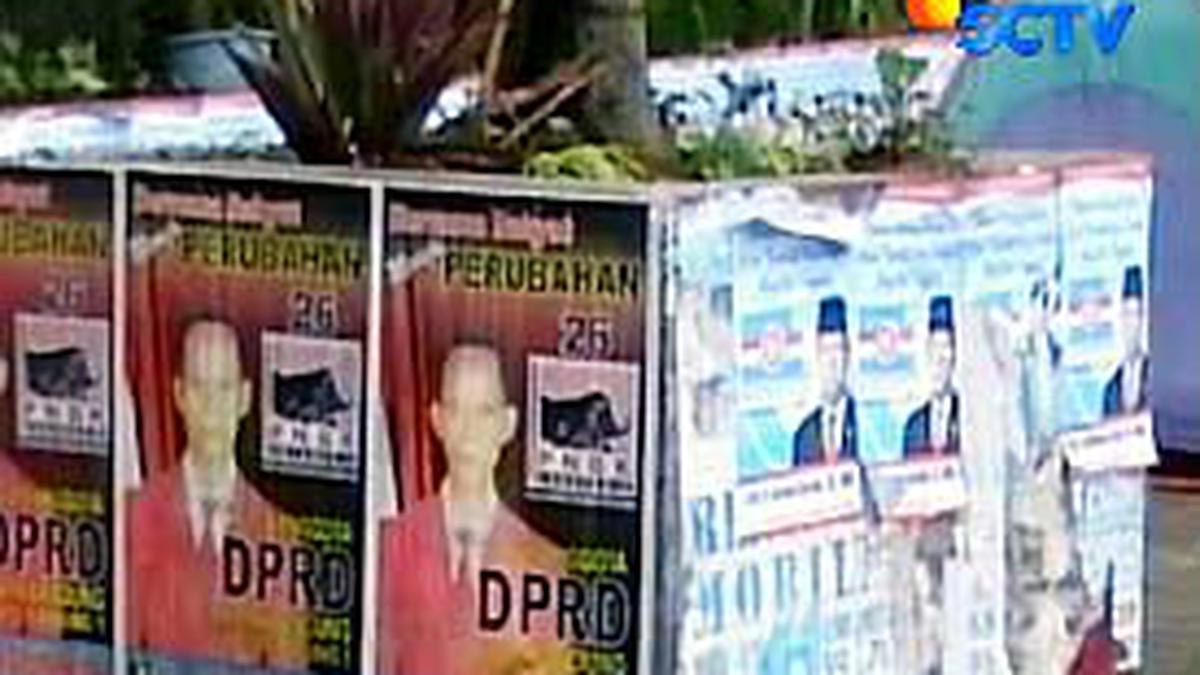 Aturan Pemasangan Atribut Kampanye Banyak Dilanggar - News Liputan6.com