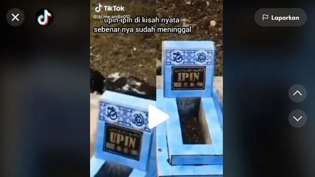 Viral Video Makam Upin dan Ipin di TikTok, Ketahui Faktanya