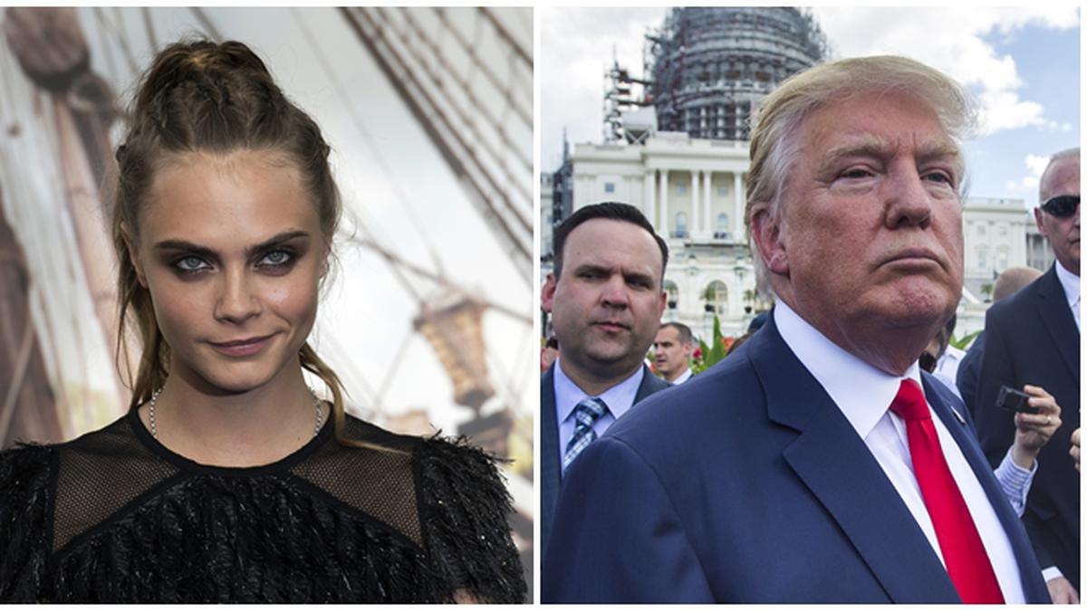 Tantangan Cara Delevingne untuk Donald Trump - Entertainment Fimela.com