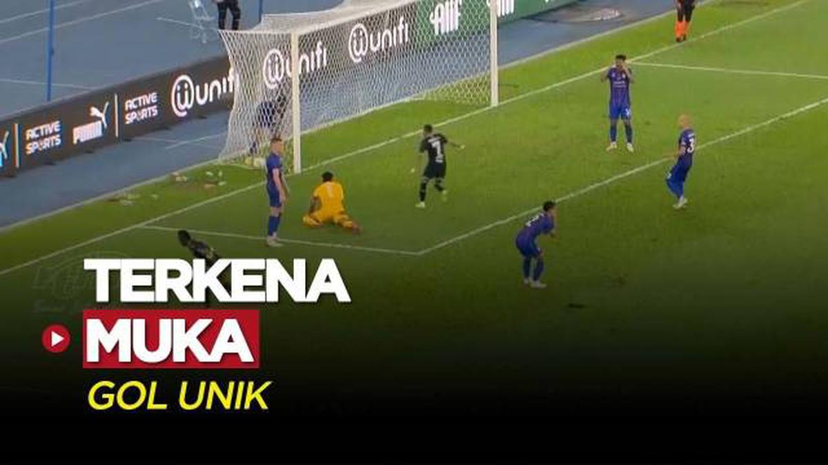 VIDEO: Terkena Muka, Ini Dia Gol Unik yang Tercipta di Liga Malaysia