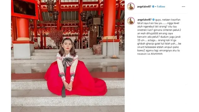 7 Pesona Angela Lee, Aktris yang Dituding Menggoda Raffi Ahmad - Hot ...