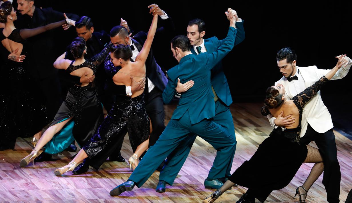 FOTO: Romantisme Para Penari Tango di Final Kejuaraan Dunia - Foto ...