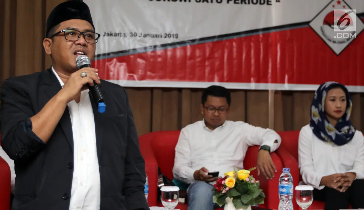 FOTO: Anak Ma'ruf Amin Bicara Prestasi Jokowi 1 Periode - Foto Liputan6.com