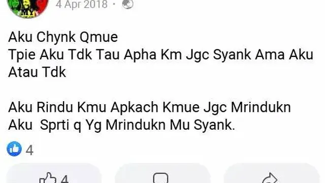 8 Status Alay Netizen, Tulisannya Bikin Anak Milenial Bingung - Hot ...