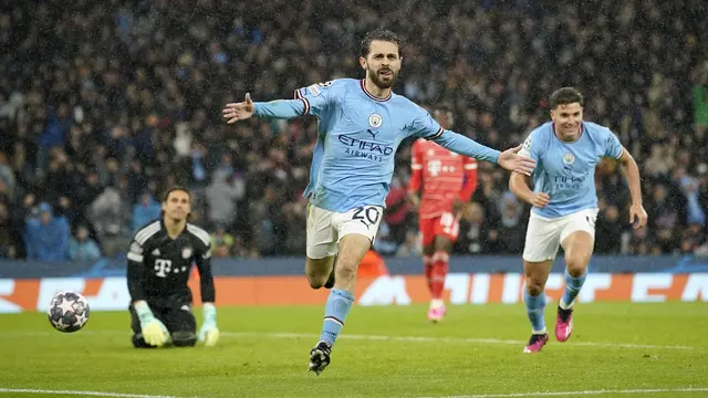 Hasil Liga Champions Manchester City Cukur Bayern Munchen Bola
