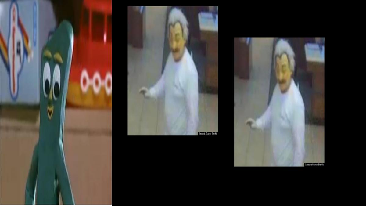 Penampakan Perampok Pakai Topeng Karakter Unik - Global Liputan6.com