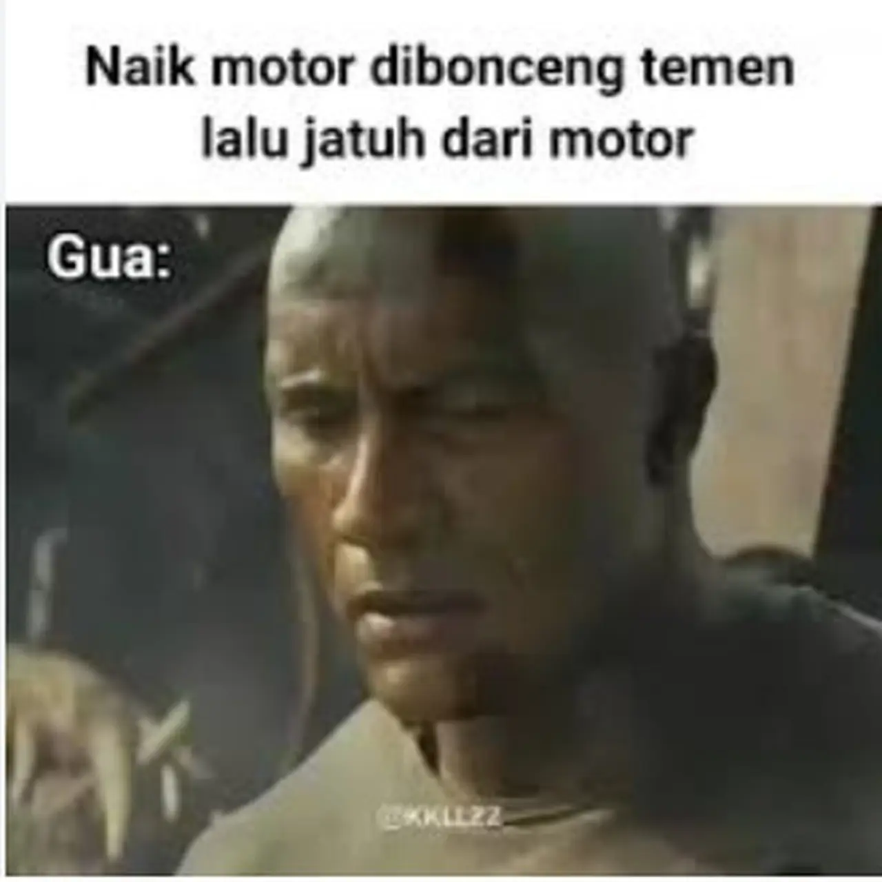6 Meme Jatuh dari Motor Ini Kocak, Tetap Tersenyum Meski Menahan Sakit ...