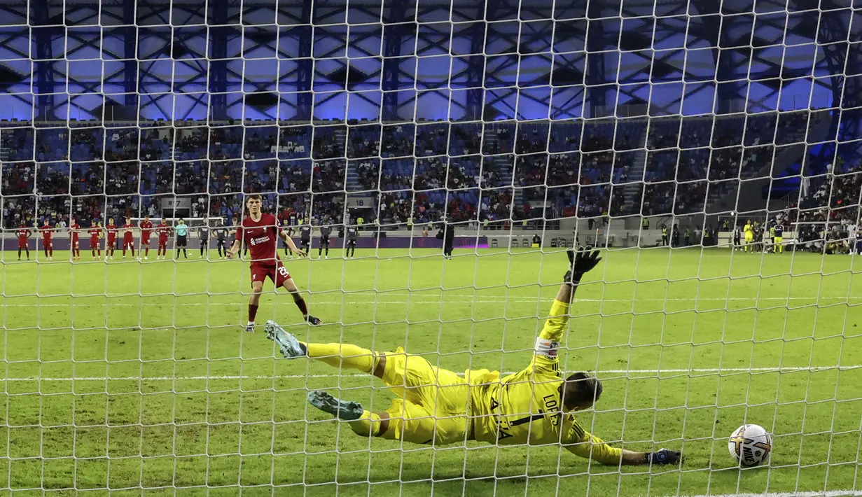 Lyon Tekuk Liverpool di Dubai Super Cup 2022 - Foto Liputan6.com