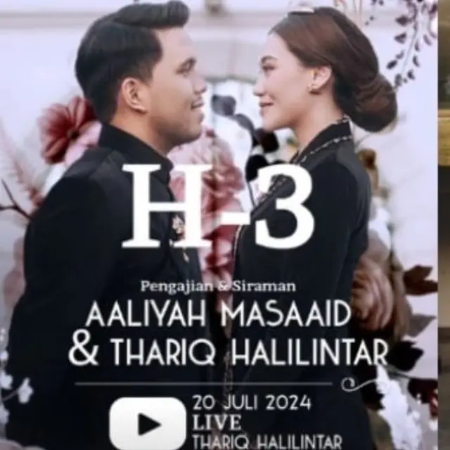 Aaliyah Massaid dan Thariq Halilintar Gelar Siraman dan Pengajian 20 Juli 2024, Tanggal ...