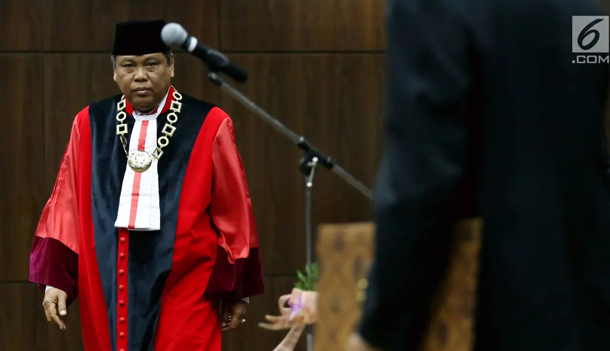 Arief Hidayat Kembali Jabat Ketua MK - Foto Liputan6.com