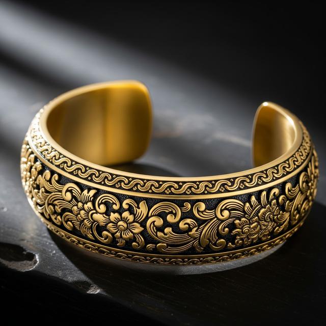 6 Pilihan Gelang Emas Kombinasi Ukiran Bali Klasik untuk Sentuhan Etnik ...