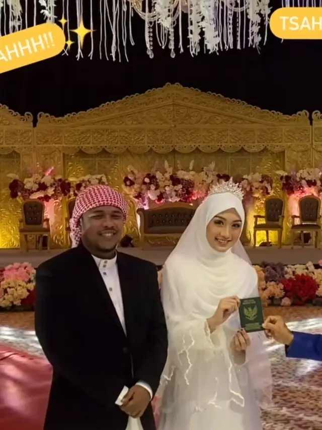 6 Momen Pernikahan Mamat Alkatiri dengan Nafha Firah, Dihadiri Komika ...