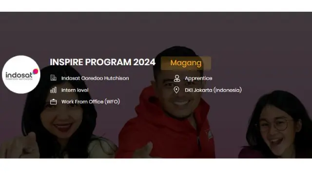 Indosat Ooredoo Hutchison Buka Program Magang Inspire 2024, Begini Cara Daftarnya - Tekno ...