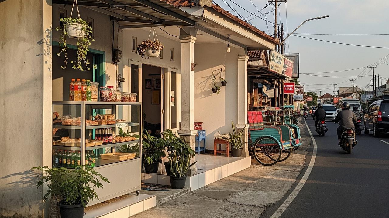 9 Model Rumah Desa Pinggir Jalan dengan Toko Kecil, Usaha Produktif di ...
