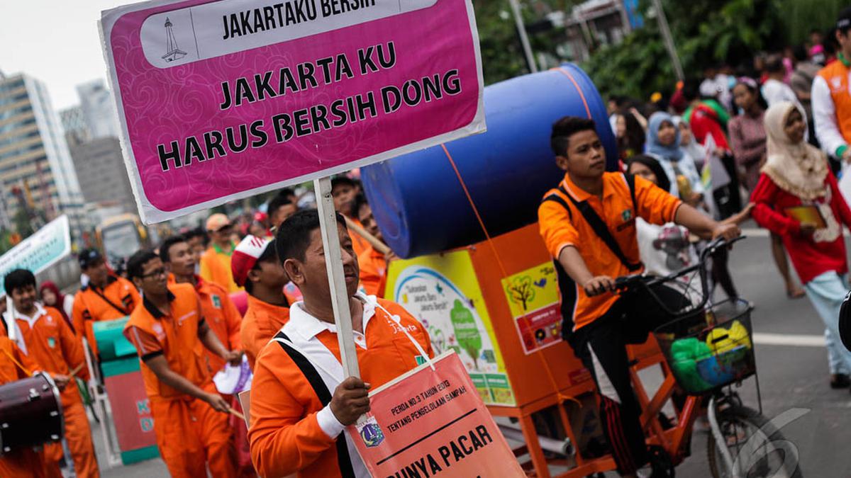 DKI Gelar Razia Pembuang Sampah Sembarangan - News Liputan6.com