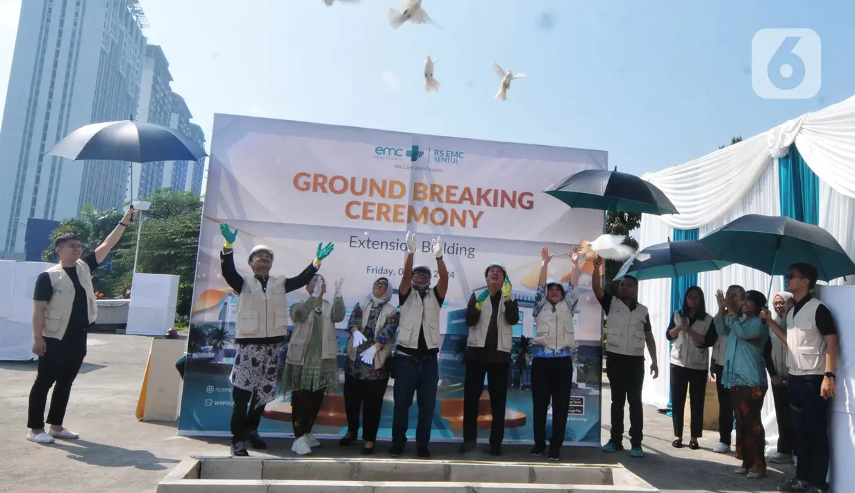 RS EMC Sentul Groundbreaking Gedung Baru - Foto Liputan6.com