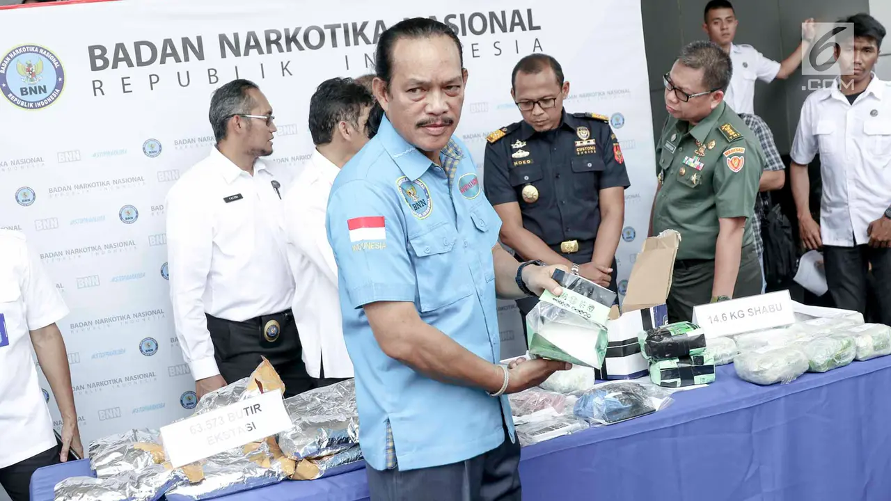 BNN Gagalkan Penyelundupan 72 Kg Narkoba yang Dikendalikan Napi - News Liputan6.com