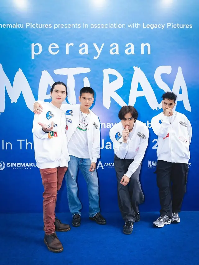 6 Potret Gala Premiere Film Perayaan Mati Rasa, Para Pemain Tampil ...