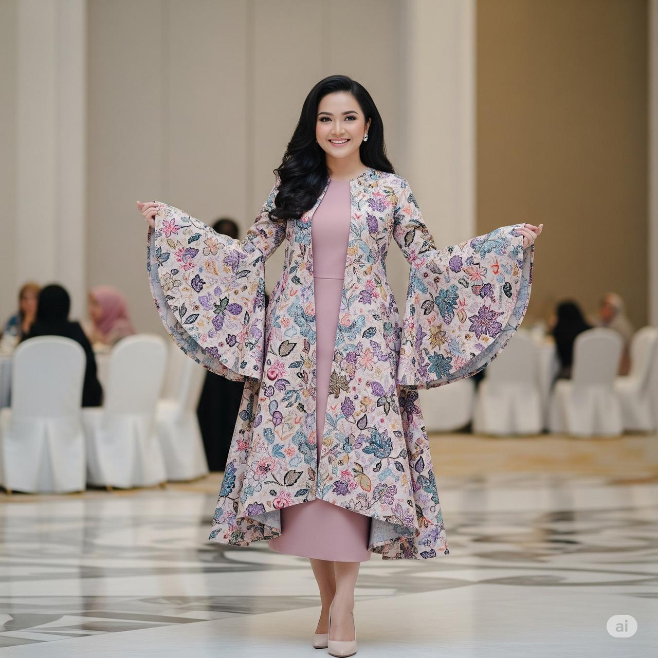 15 Outer Batik Wanita Layering Terbaik di 2025, Stylish, Unik, dan ...