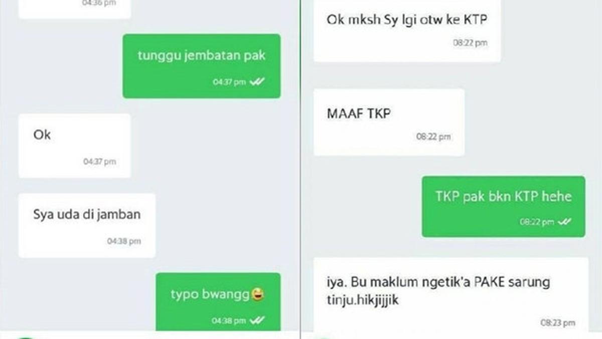 10 Potret Chat Typo Konfirmasi Lokasi Penjemputan Ojol, Jadinya Seperti ...