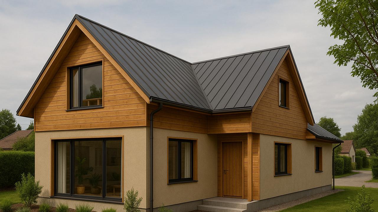 8 Model Rumah Leter L yang Estetik Tampak Depan, Bikin Betah