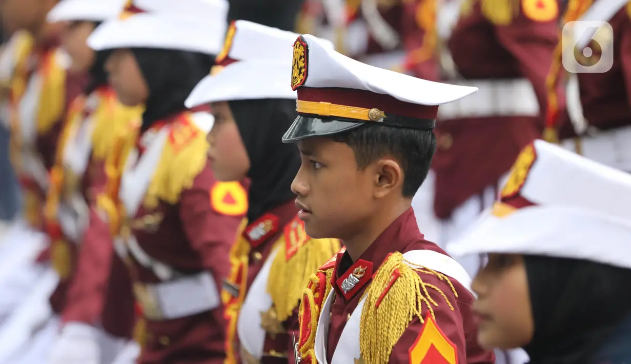 FOTO: Aksi Polisi Cilik saat CFD - Foto Liputan6.com