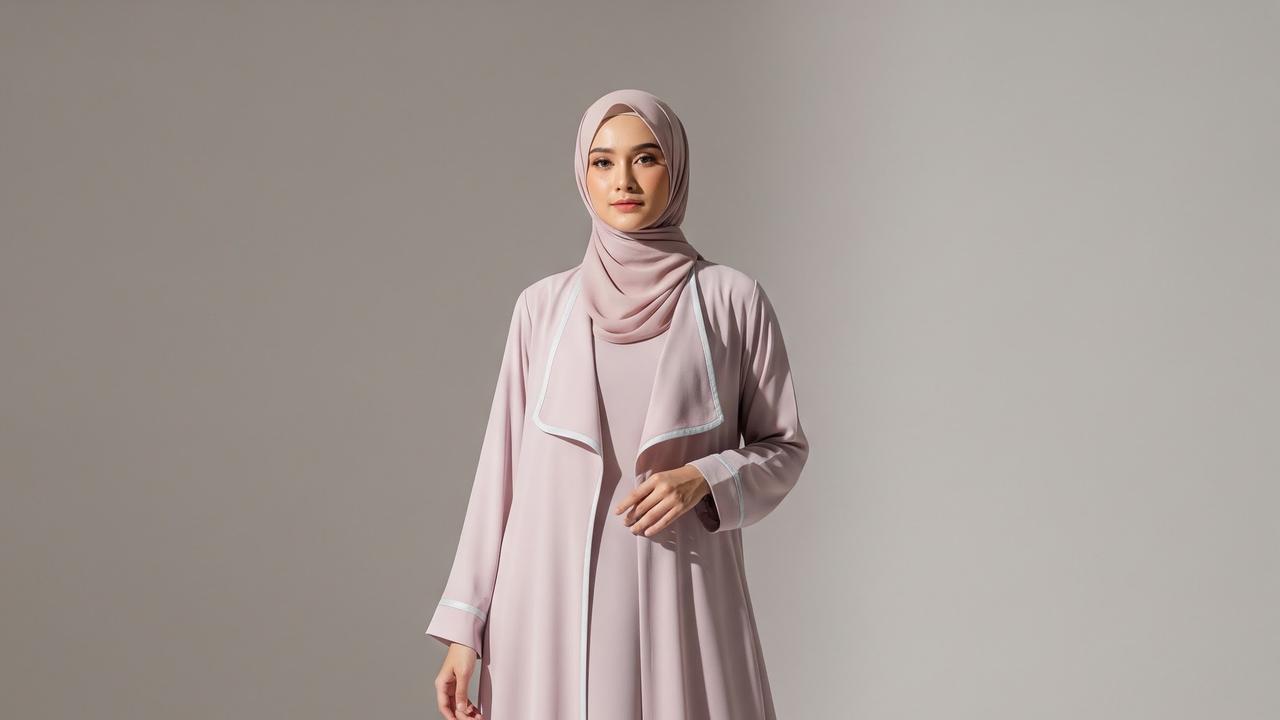 9 Model Gamis Abaya Outer 2 in 1 untuk Lebaran 2026, Tampil Modis dan ...