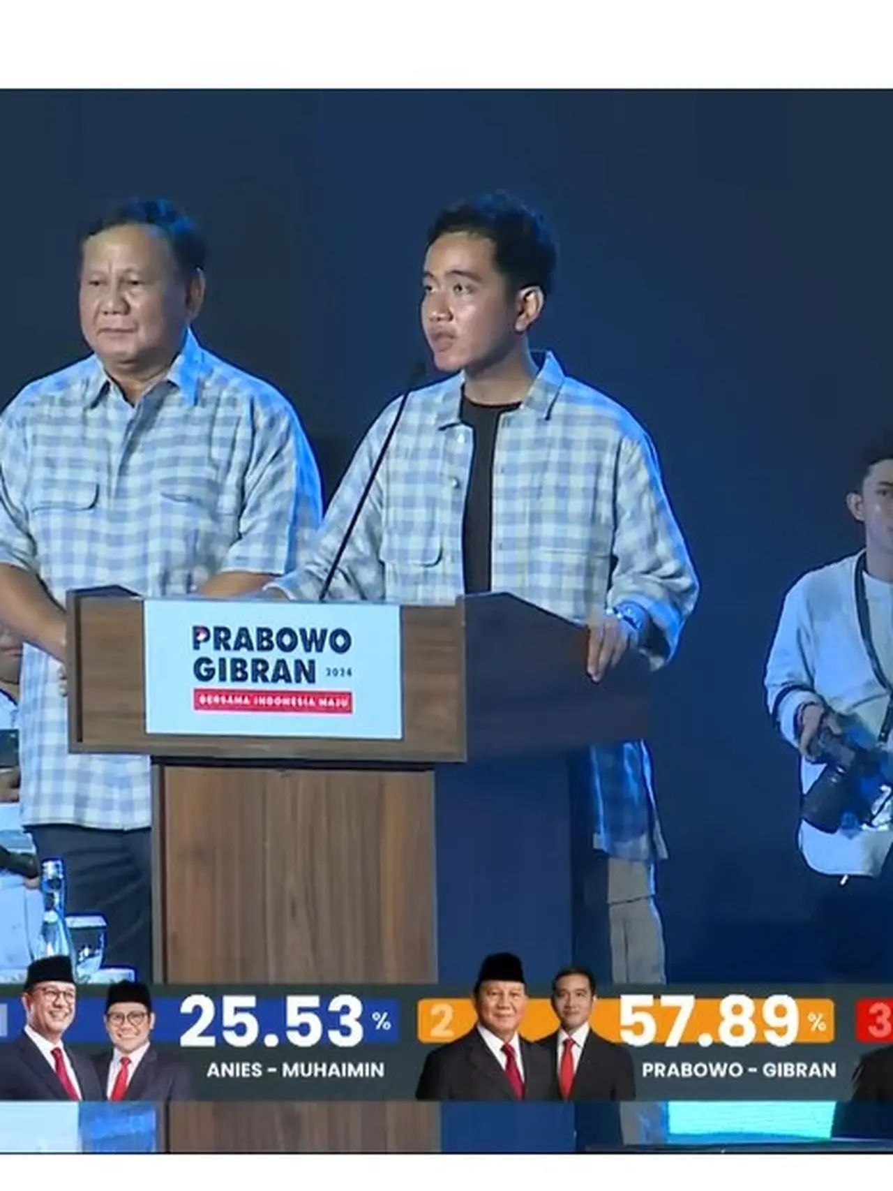 Deretan Menteri yang Hadir dalam Pidato Kemenangan Pilpres 2024 Prabowo-Gibran - Bisnis Liputan6.com