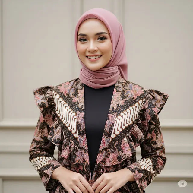 15 Outer Batik Wanita Layering Terbaik di 2025, Stylish, Unik, dan ...