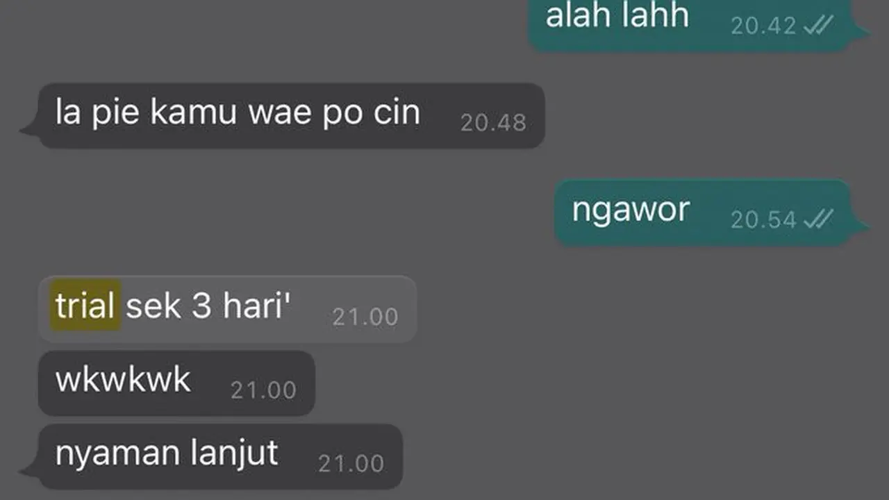 6 Chat Ajak Trial Pacaran Ini Bikin Tepuk Jidat, Kocak - Hot Liputan6.com