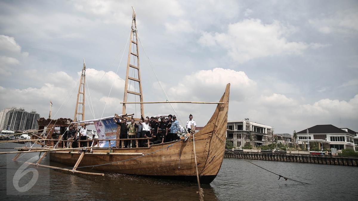 Bersandar di Manila, Kapal Majapahit Promosikan Budaya Maritim RI ...