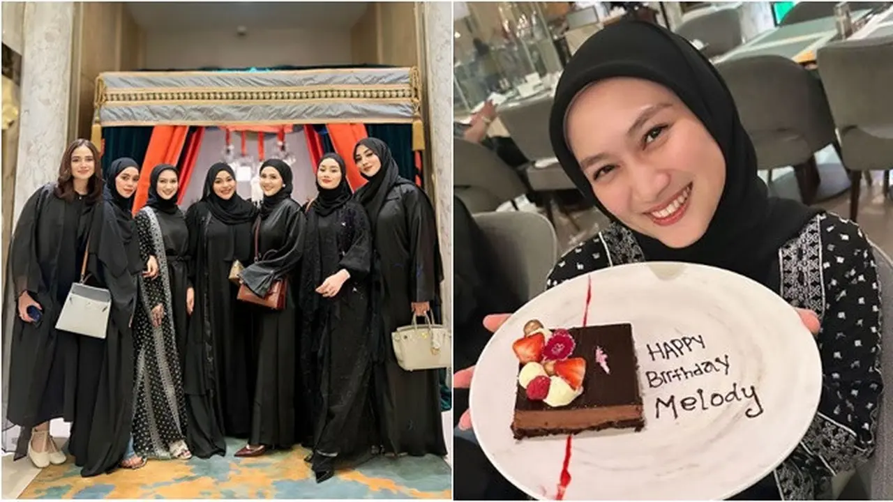 6 Potret Geng Mamayu Bukber Pakai Dresscode Hitam, Rayakan Ultah Melody ...