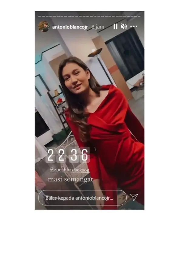 7 Potret Zoe Abbas Jackson dan Antonio Blanco Jr di Balik Layar, Kompak ...