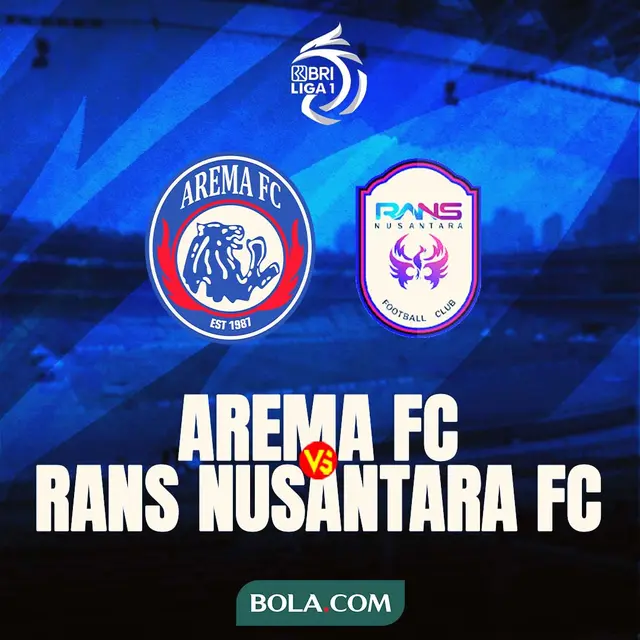Hasil BRI Liga 1 2023/2024 Arema FC vs Rans Nusantara: Singo Edan Kembali Derita Kekalahan ...
