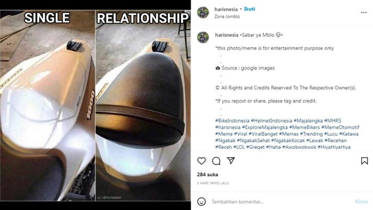 Meme Otomotif: Status Pemilik Motor Bisa Dilihat dari Model Joknya