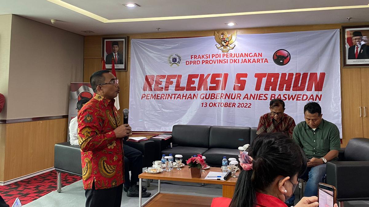 PDIP DKI: Dari 23 Janji Kampanye Anies Baswedan, Hanya 5 yang Berhasil
