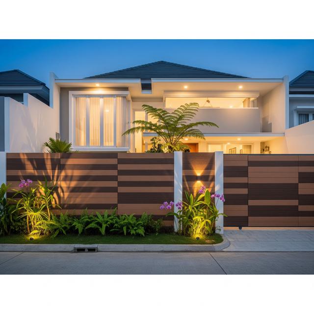 9 Model Pagar Tembok Tinggi Minimalis tapi Tetap Elegan, Inspirasi ...