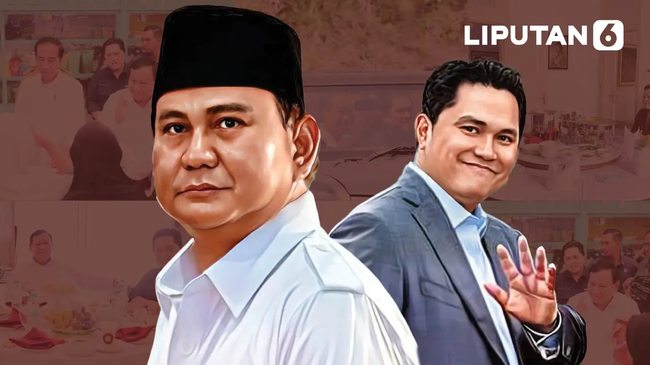 Infografis Keakraban Prabowo Subianto dan Erick Thohir Jelang Pilpres ...